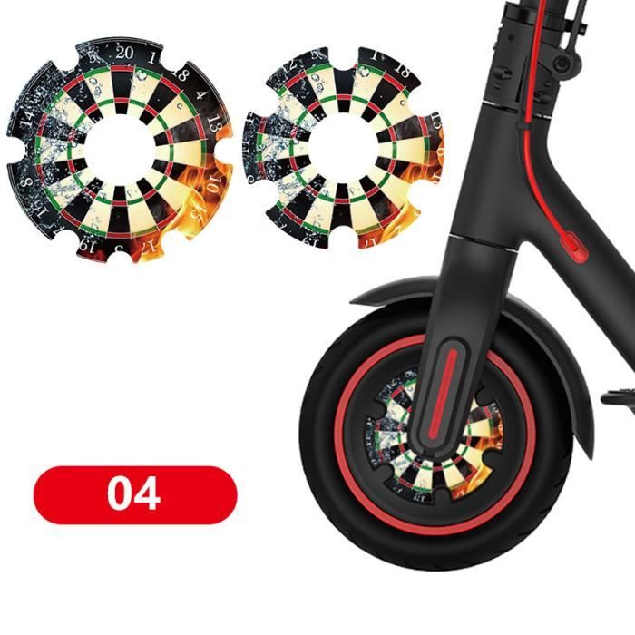 Rétroviseurs,Autocollant réfléchissant de Protection de moteur de roue ...