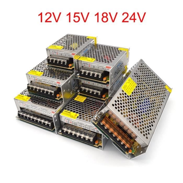 Power Supply 12V-1A -ALIMENTATION LED Source D'alimentation 12 V 15V ...