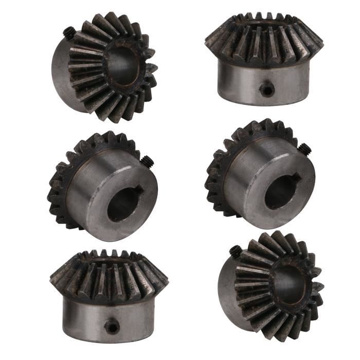 6 pièces en métal conducteur roue de vitesse 2 module 20 t 0,55 pouce ...