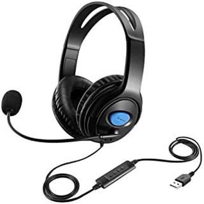 Casque Filaire avec Micro USB GOBRO - Mono Filaire Stéréo Anti-Bruit et ...