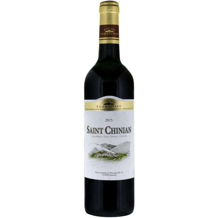 St Chinian Vin du Languedoc - Rouge - 75 cl - La cave Cdiscount