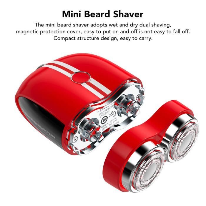 LON Rasoir électrique sans fil pour hommes - rasage humide et sec à ...