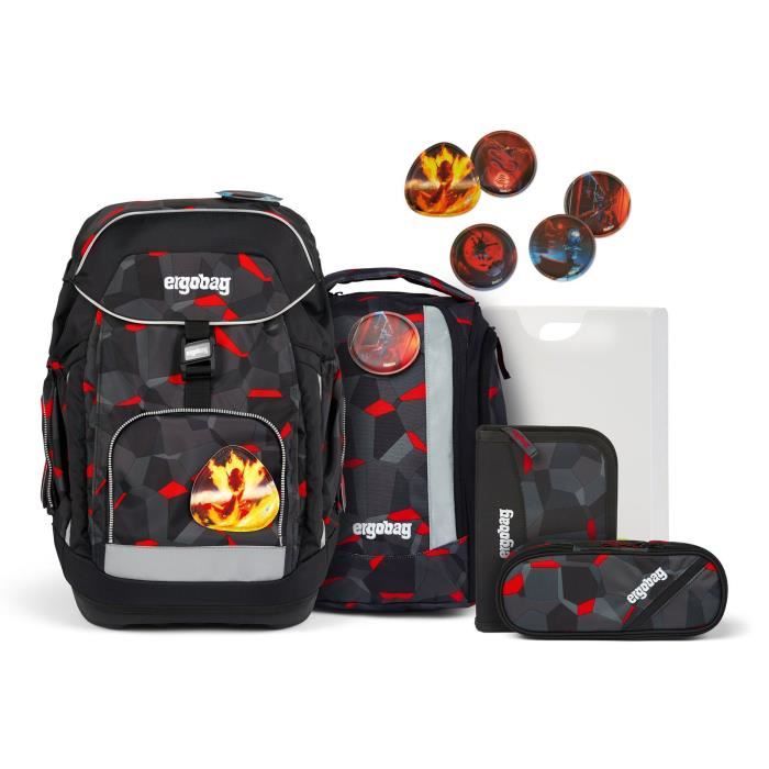 Ergobag Maxi-Set 6-teilig TaekBärdo [246514] - sac d'école cartable ...