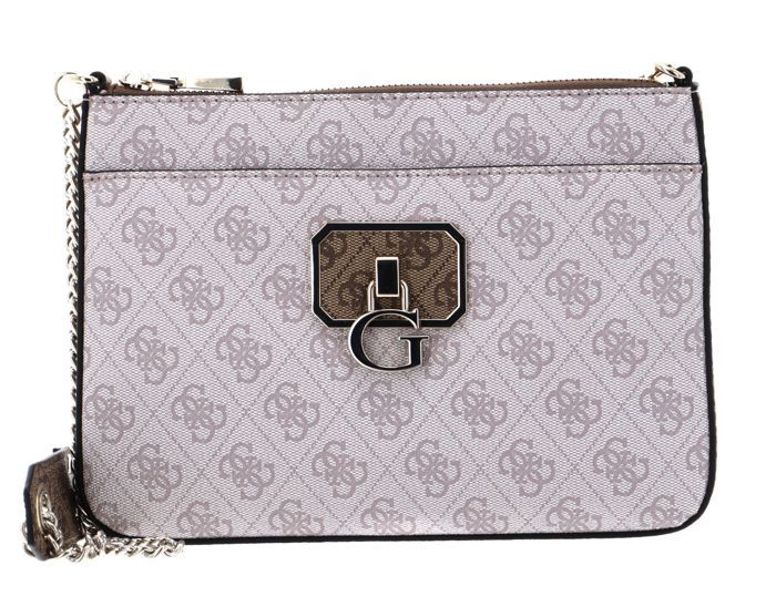 GUESS Sac à épaule bandoulière beige pour femme - Alisa Mini Crossbody ...