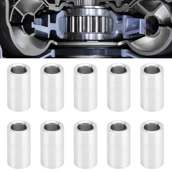 XUY-10 Pcs Entretoise En Alliage D'Aluminium Ronde Non Filetée D ...