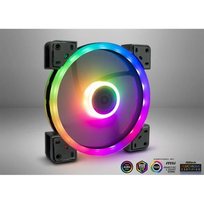 Ventilateur - Intertech - Argus - 140 mm - LED RGB - Fonctionnement ...