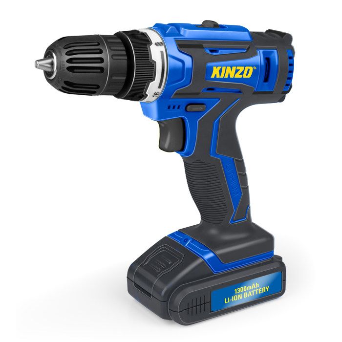 Kinzo Perceuse sans fil 14.4V Bleu - Cdiscount Bricolage