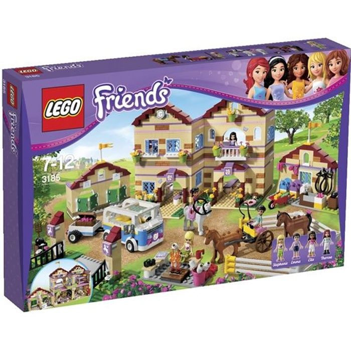 Lego Friends - Le Camp d'Equitation - Jeu d'assemblage construction ...