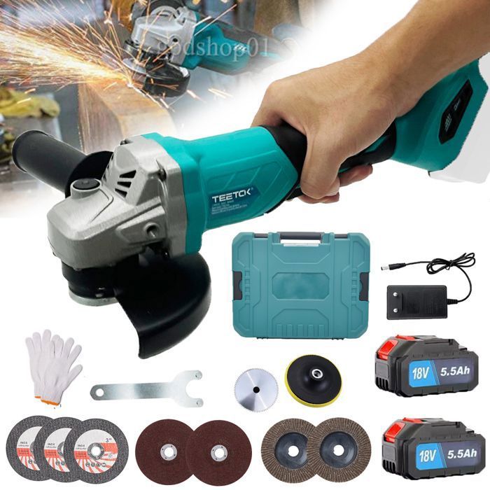 Meuleuse d'angle sans fil MAWIRON 18V Portable électriques ...