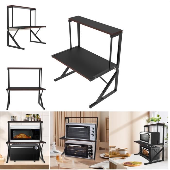 MENGDA Étagère pour Micro-Ondes, Design Moderne,Structure en métal avec ...