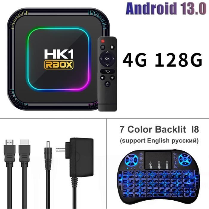 Box multimédia - RNCYN - HK1 RBOX K8 - Android 13 - 8K - WiFi 6 ...