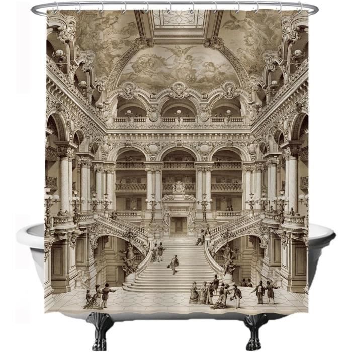 Rideau De Douche - Architecture Elite Arcs Romains Histoire - 180 X 200 ...