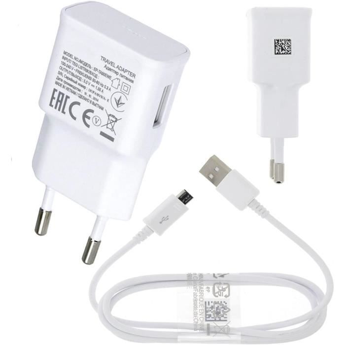 Chargeur Rapide Usb Original, Câble Pour Samsung Galaxy J1 2016, J3 ...