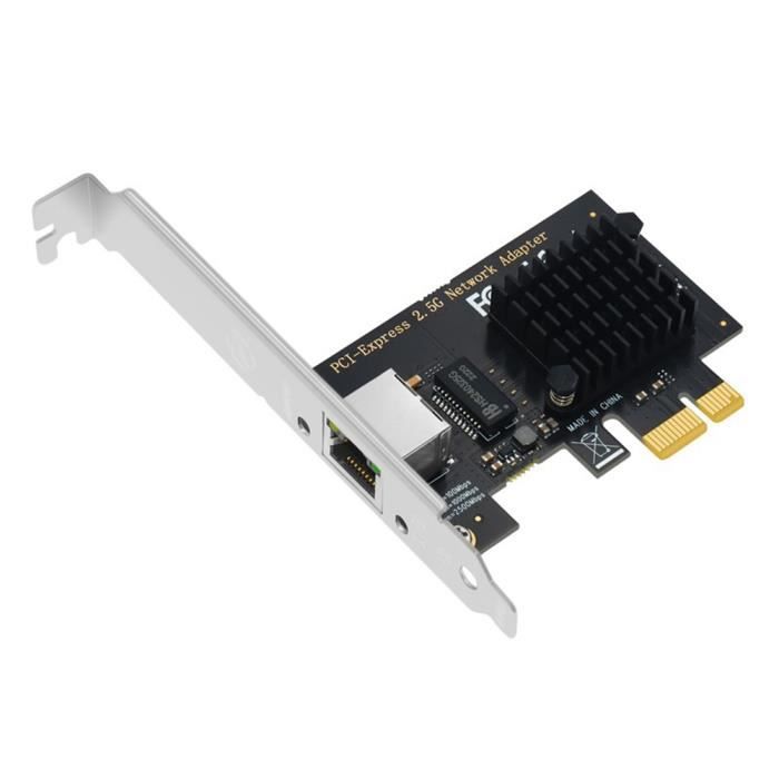 PCI Express Carte RéSeau 2.5Gbps Gigabit Ethernet PCIE Carte RéSeau LAN ...