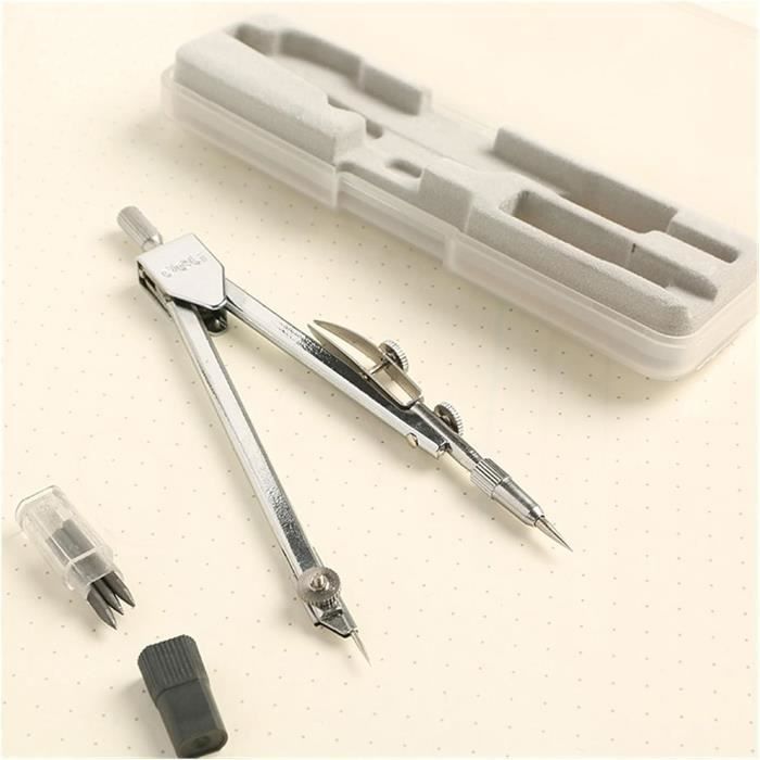 Compas Rapporteur Outils de compas de dessin en acier inoxydable outils ...