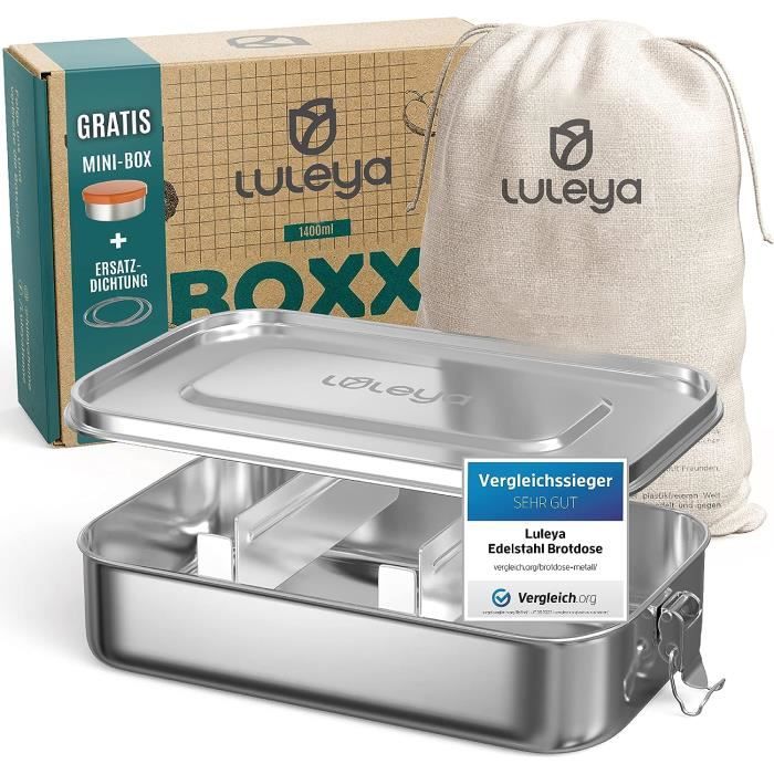 Boîte À Pain Inox Enfants 1400Ml - Boîte À Lunch Adulte - Lunch Box ...