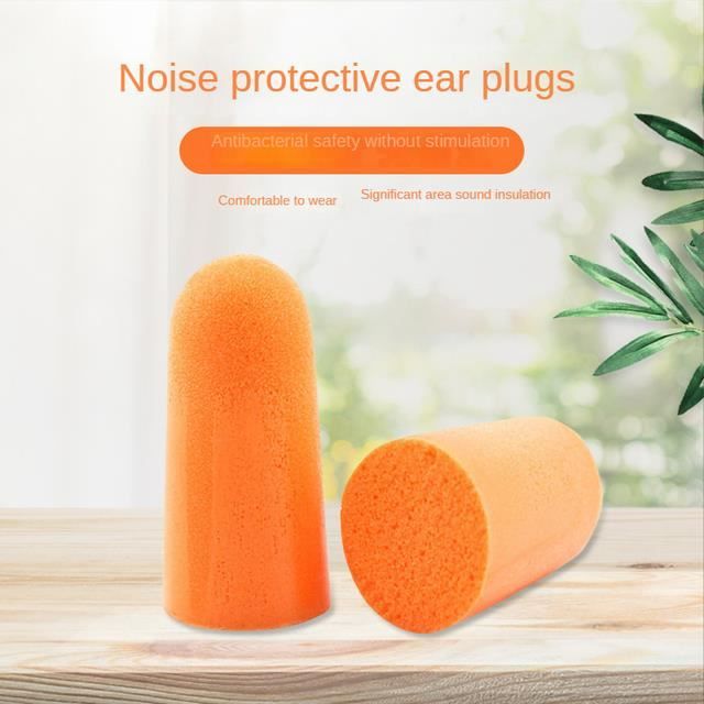 Boules Quies,Rose--Bouchons D'oreilles Confortables En Mousse, 20 ...