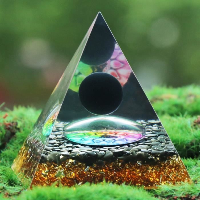 OBJET DECORATIF,20--Moule pyramide Orgonite cristal énergie, rassembler ...