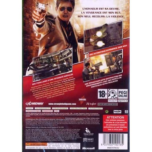STRANGLEHOLD JOHN WOO / Jeu console Xbox360 - Cdiscount Jeux vidéo