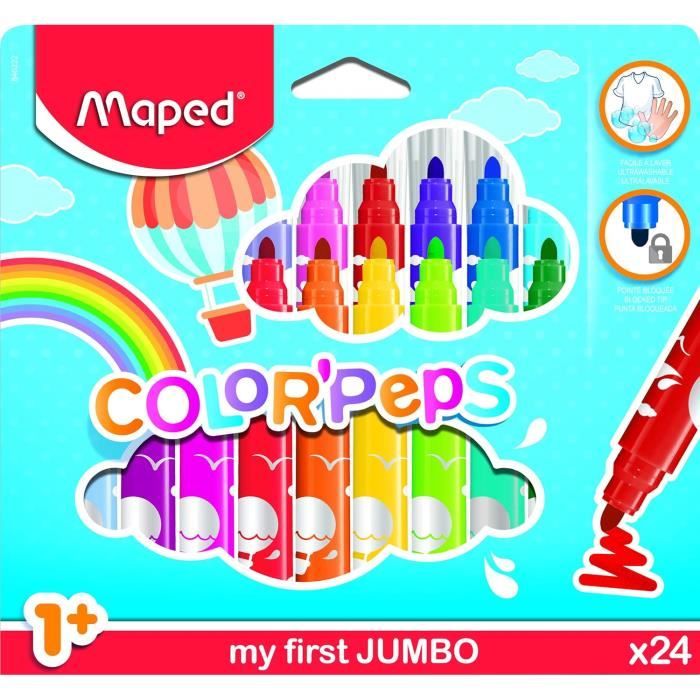 Color'Peps Gros Feutres De Coloriage Premier Âge Pour Bébé Et Enfant ...