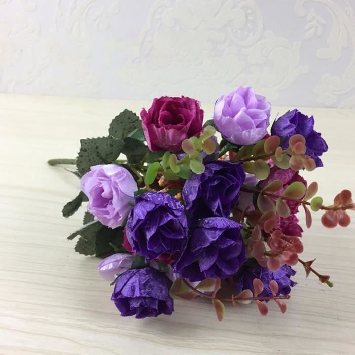 Lot De 2 Bouquets De Fleurs Artificielles La Décoration Intérieure ...