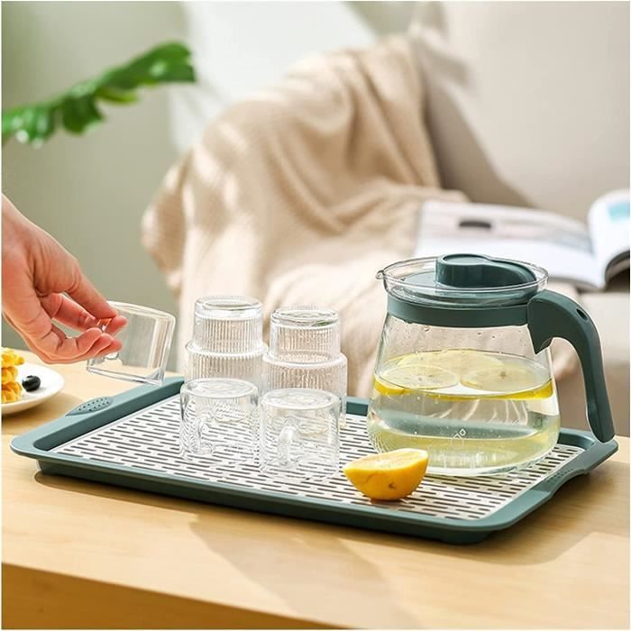 Plateau De Service Et Plateau, Plat Rectangulaire Avec Filtre À Eau ...