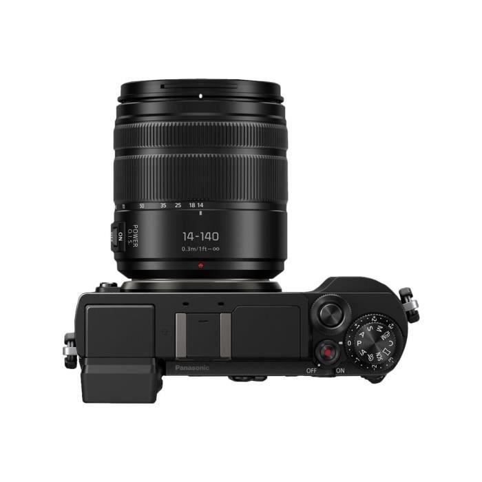 PANASONIC GX9 Hybride + Optique 14-140mm - Noir - Cdiscount Appareil Photo