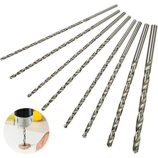 Coffret de forets pour perceuse,Ensembles Foret Extra Long 200mm avec diamètre de 4mm, 4.2mm, 4 ...