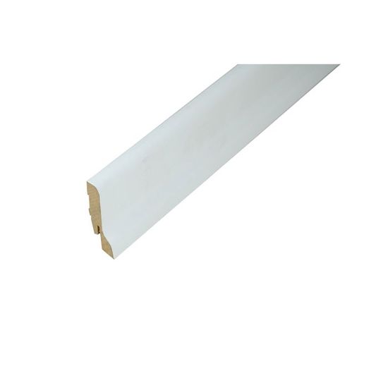 PROVISTON Plinthe MDF Plinthe 20 x 60 x 2500 mm Blanc Feuilleté Profil ...