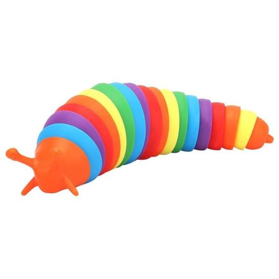 Fidget Slug Toy, 3D Articulated Slug Fidget Toy, Amusant Rampant ...