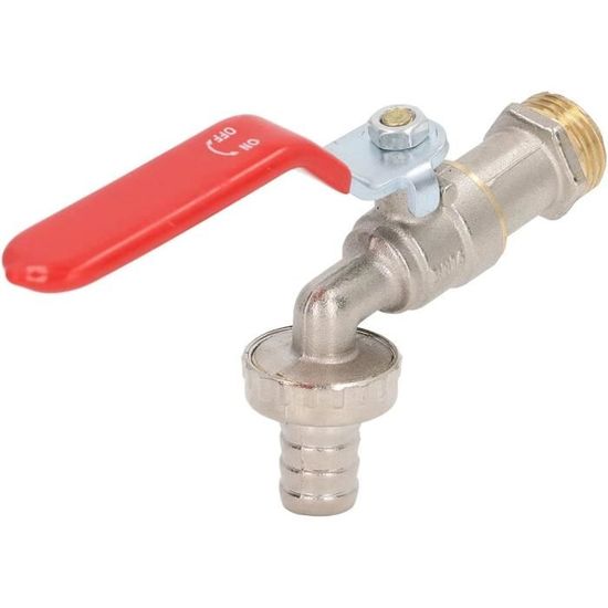 Robinet Extérieur, Valve D'Eau De Tuyau En Laiton De 1-2 Po Pour Baril ...