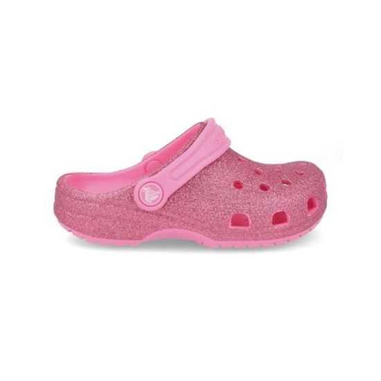 Sabot Crocs Classic Glitter Enfant Rose - Cdiscount Chaussures