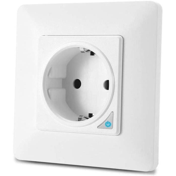 Prise de Courant Smart WiFi EncastréE 16A, Prise de Courant WiFi avec ... Prise de Courant Smart WiFi EncastréE 16A, Prise de Courant WiFi avec ...