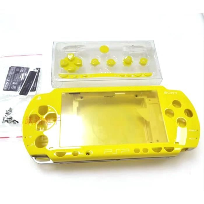 Jaune - Boîtier complet pour Sony PSP1000 PSP 1000, Coque d'invitation, étui multi-documents de ...