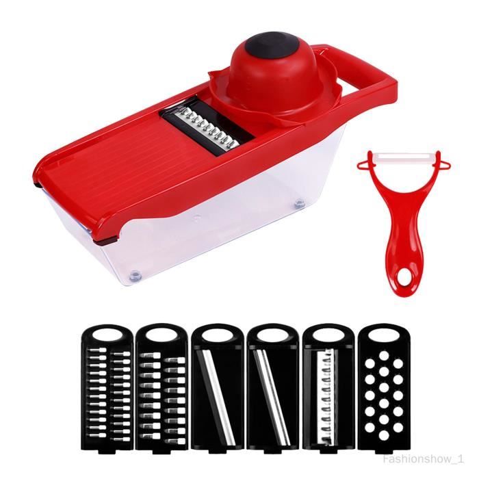 Coupe Manuel Multifonctionnel Râpe À Julienne Trancheuse Oignon Outil ...