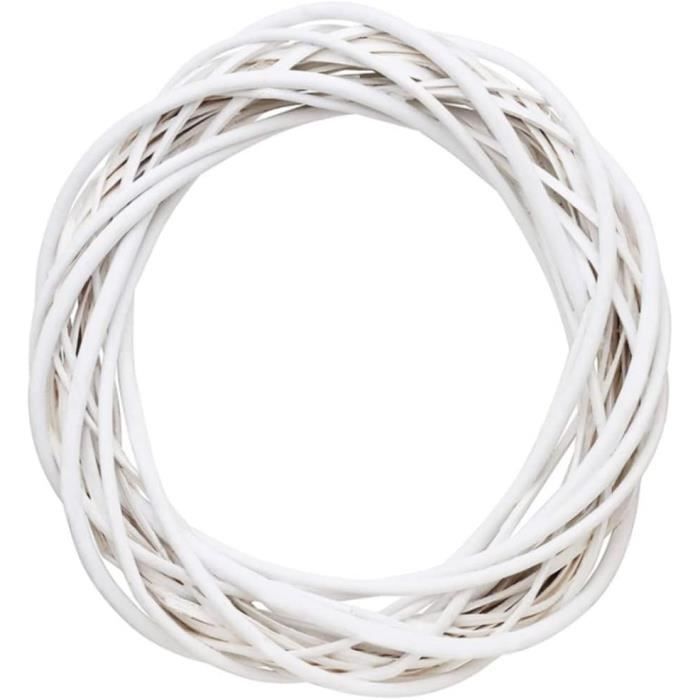 Decoration De Couronne En Osier Vinée De Noël Vine Cerceau Cerceau D'Ornement Naturel 30Cm ...