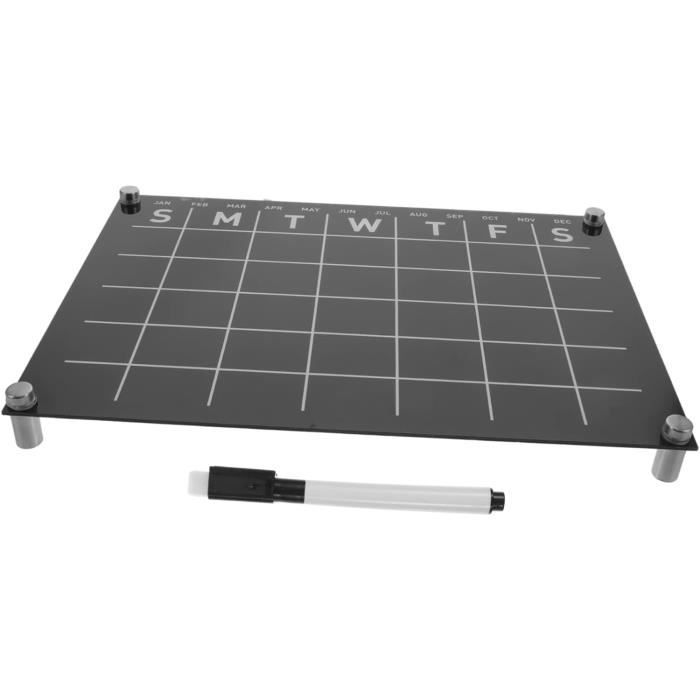 Tableau Effaçable À Sec En Acrylique Office Decore Réfrigérateur De ...