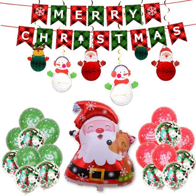 Ballon de Noël - Père Noël - Ballons en Latex de Noël - Ballons à ...