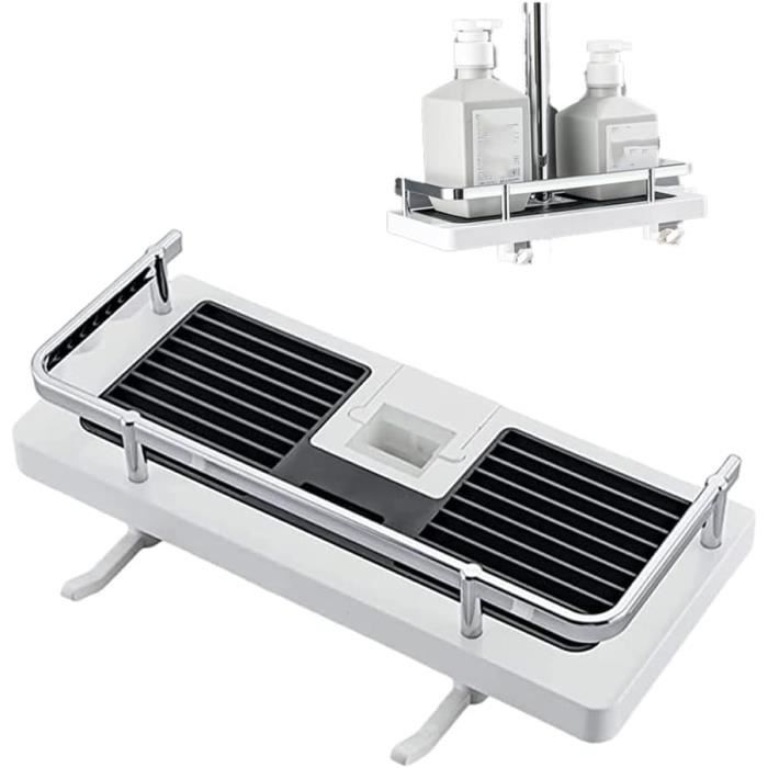 Tablette De Rangement Pour Barre De Douche, Organisateur De Barre De ...