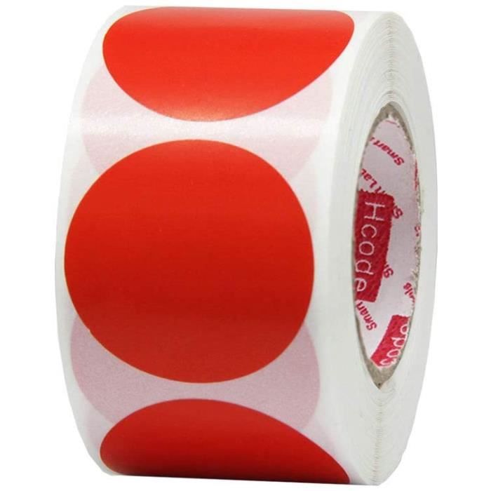 Gommette,Étiquettes adhésives rondes à points colorés, étiquette de ...