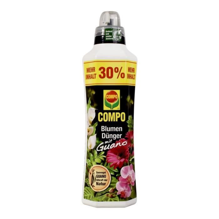 Compo 1204202 Engrais Pour Fleurs Avec Guano 1,3 Liter 12031 ...