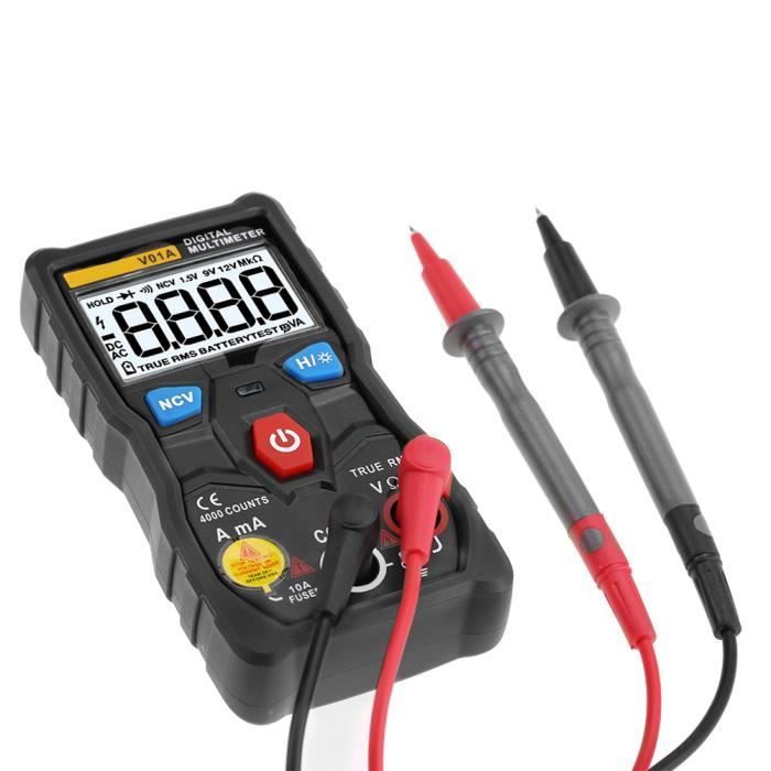 EJ.life multimètre True RMS ANENG V01A Auto Range True RMS Multimètre ...