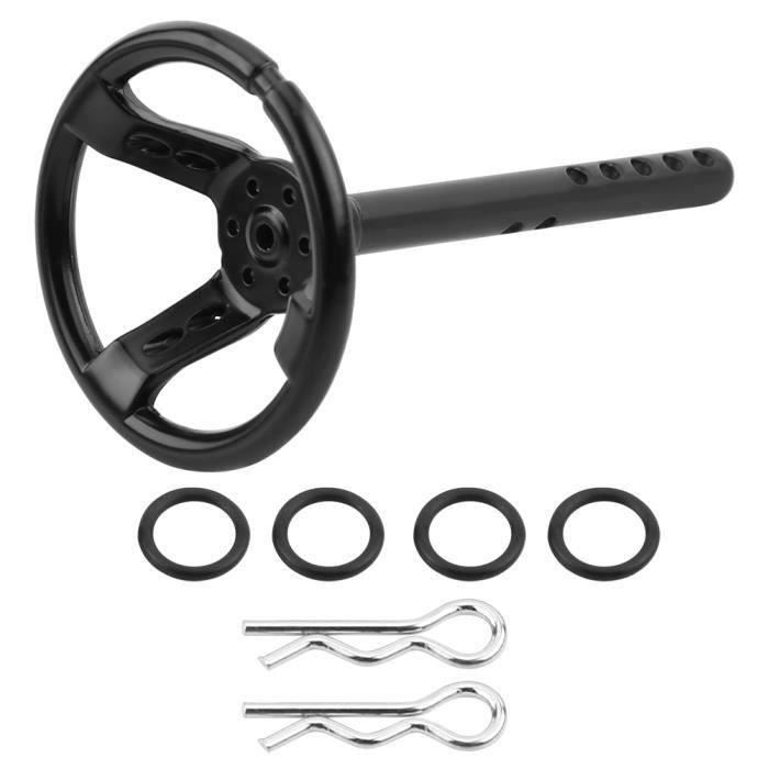 GOODONE-EBTOOLS Volant RC Volant universel en métal noir pour voiture ...