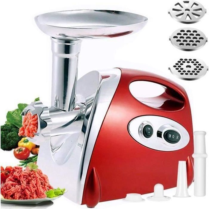 Hachoir à viande électrique Professionnelle 3 en 1 - LEXLIFE - 2800W ...