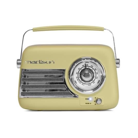 Radio Portable - MADISON - VR 40 - Bluetooth - Rechargeable USB - Tuner ...