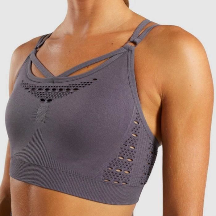 Textile Fitness Danse 2 Pièces Sexy Sport Costumes Sans Couture Yoga