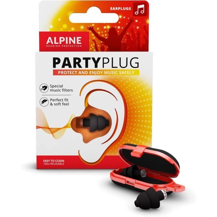 PartyPlug Bouchons d'oreilles : protections auditives pour la musique ...