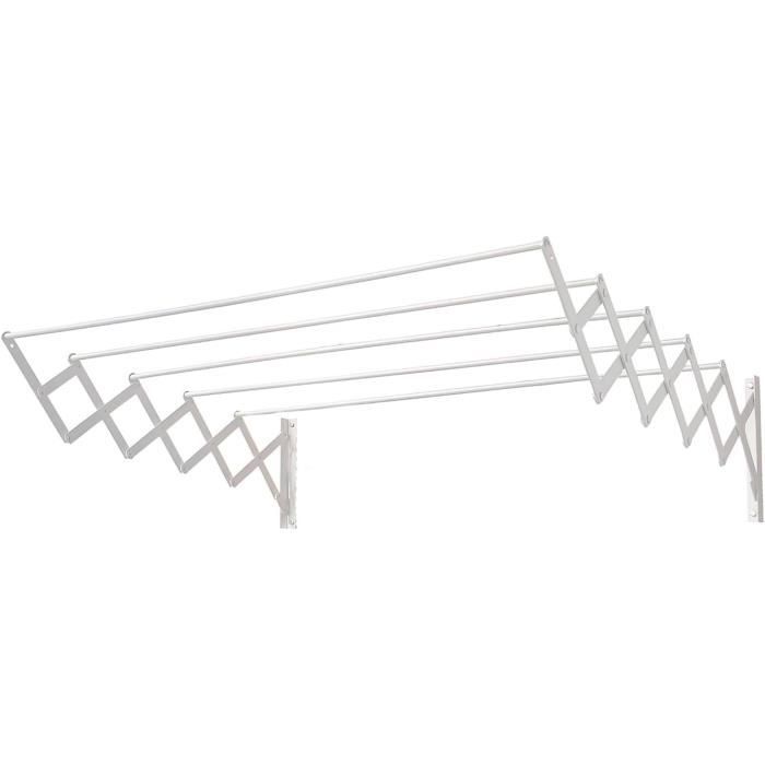 ORYX 5160310 Étendoir Mural Extensible 1,4 m320 - Cdiscount Maison
