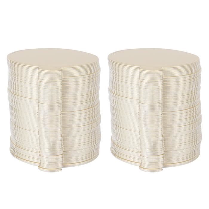 Plateau à gâteaux Assiettes en papier jetables 200Pcs Fond de gâteau ...