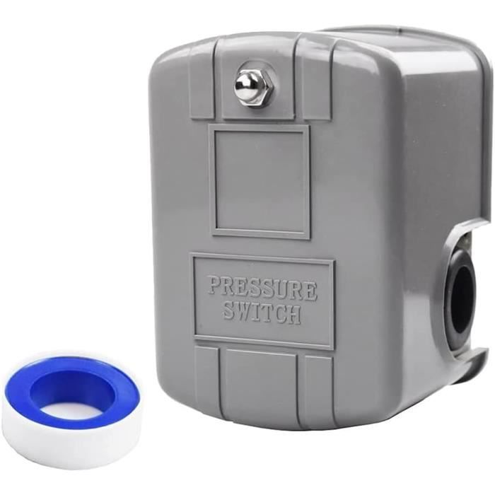 Pressostat D' À Filetage Interne 1-4Npt 40-60Psi, Double Tige À Ressort ...